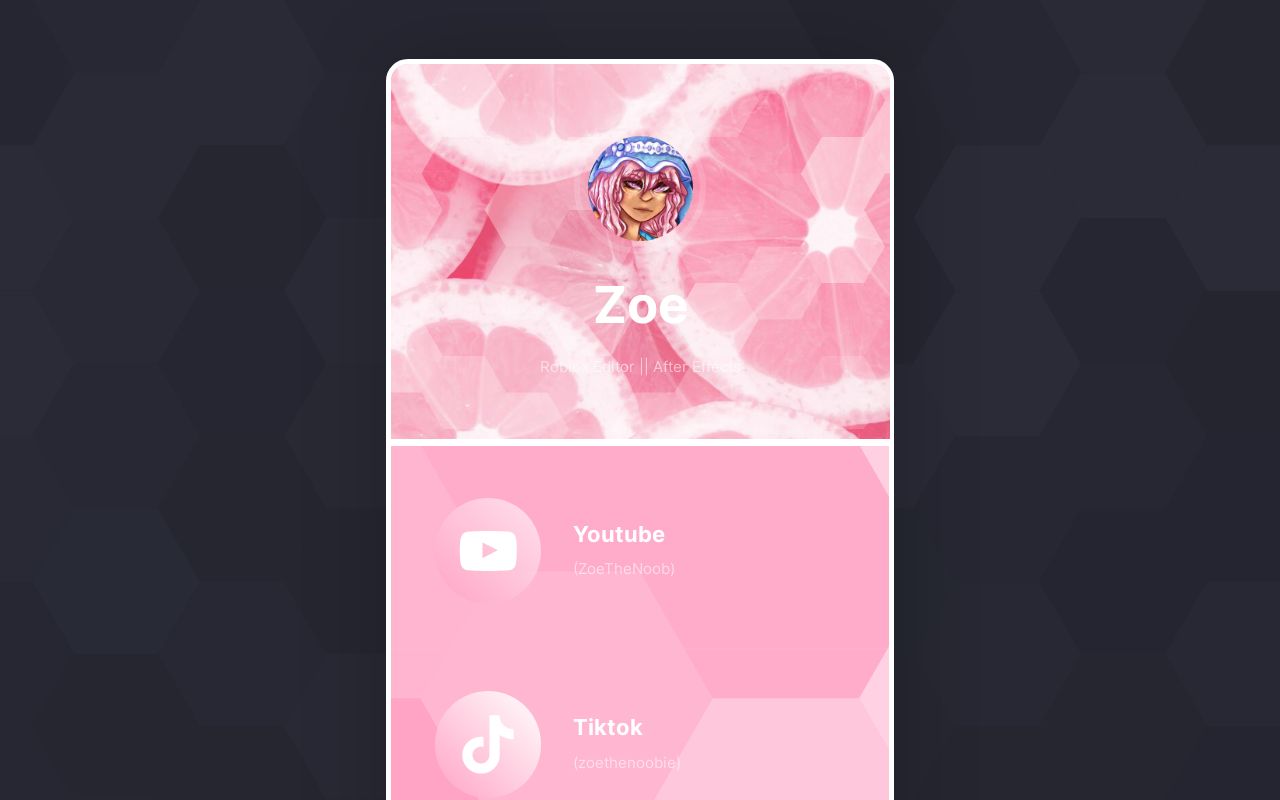 Zoe's Carrd
